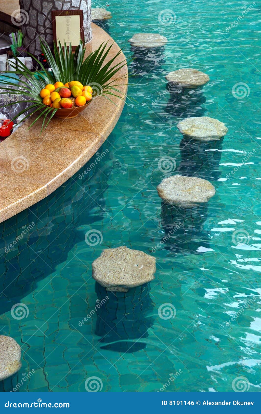 Bar in a swimming-pool stock photo. Image of water, bath - 8191146