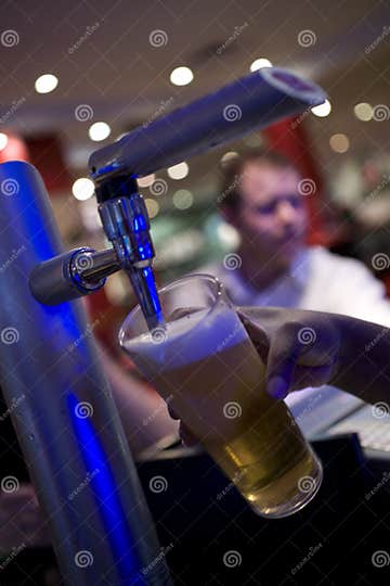 Bar tap stock photo. Image of beer, adult, glass, full - 5010892
