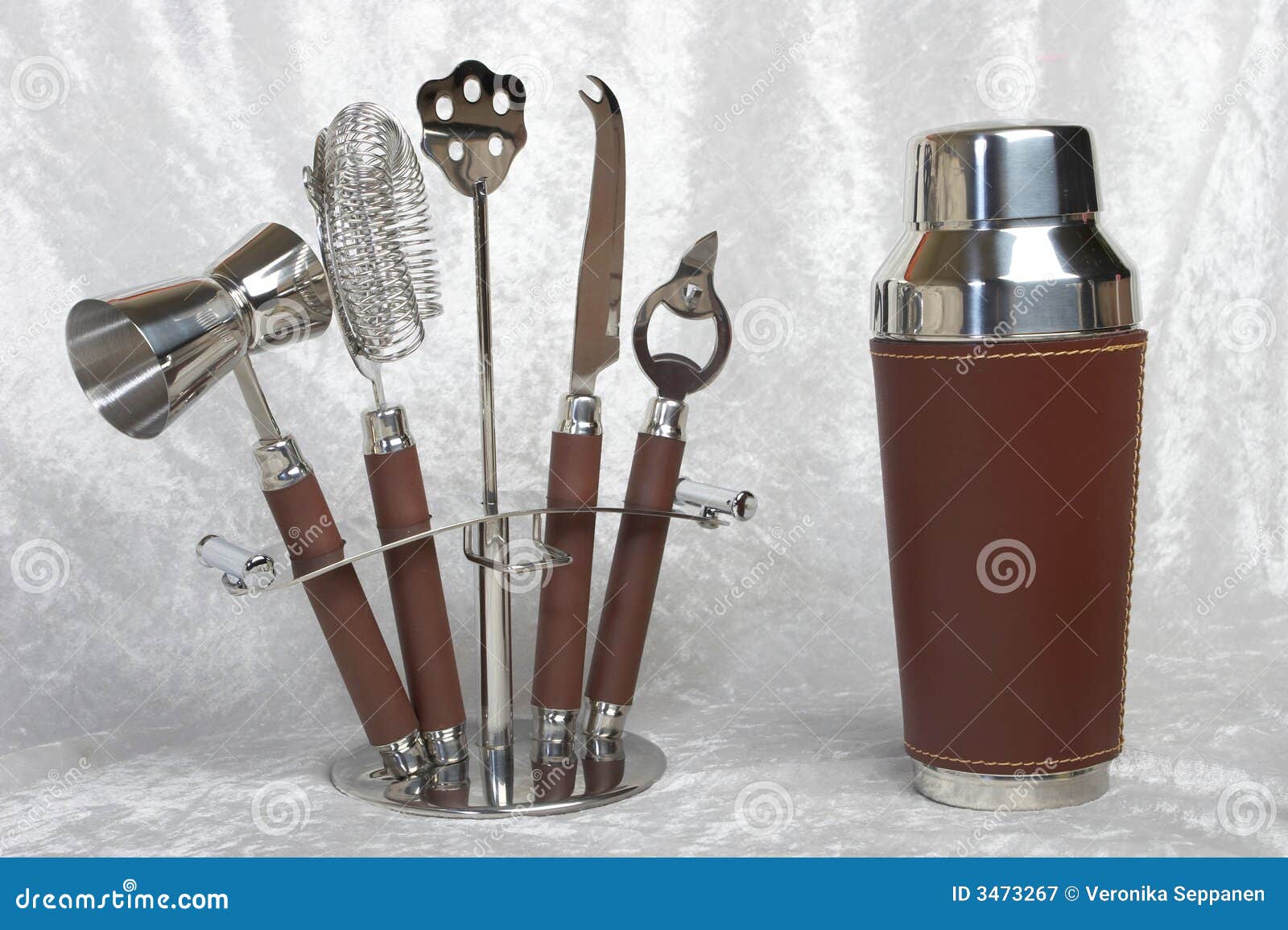 Bar Tool Set stock image. Image of commercial, bottle - 3473267