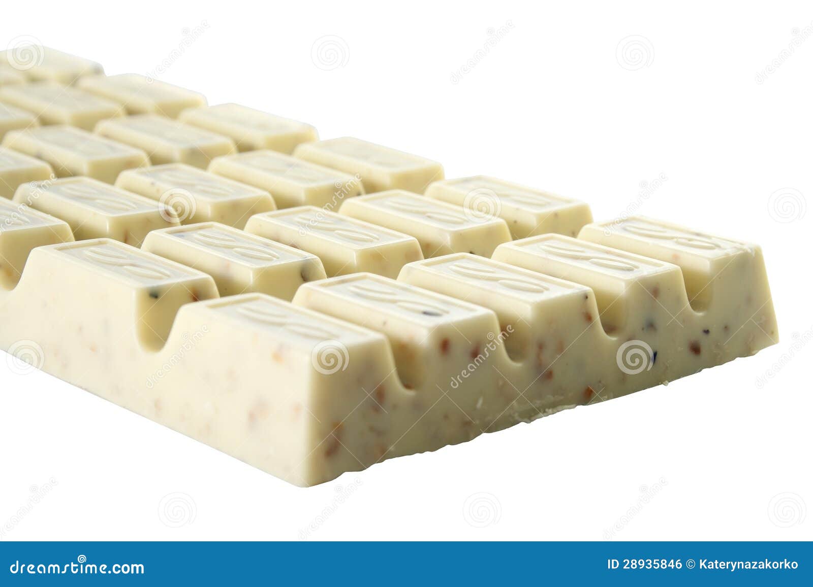 Bar of white chocolate stock photo. Image of chocolate - 28935846