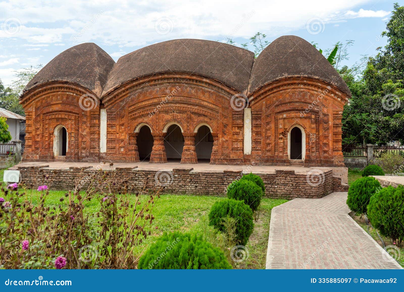 Bara Anhik Mandir in Puthia Temple Complex Puthia, Bangladesh Stock ...
