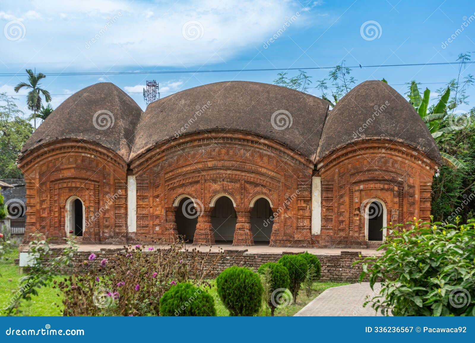 Bara Anhik Mandir in Puthia Temple Complex Puthia, Bangladesh Stock ...