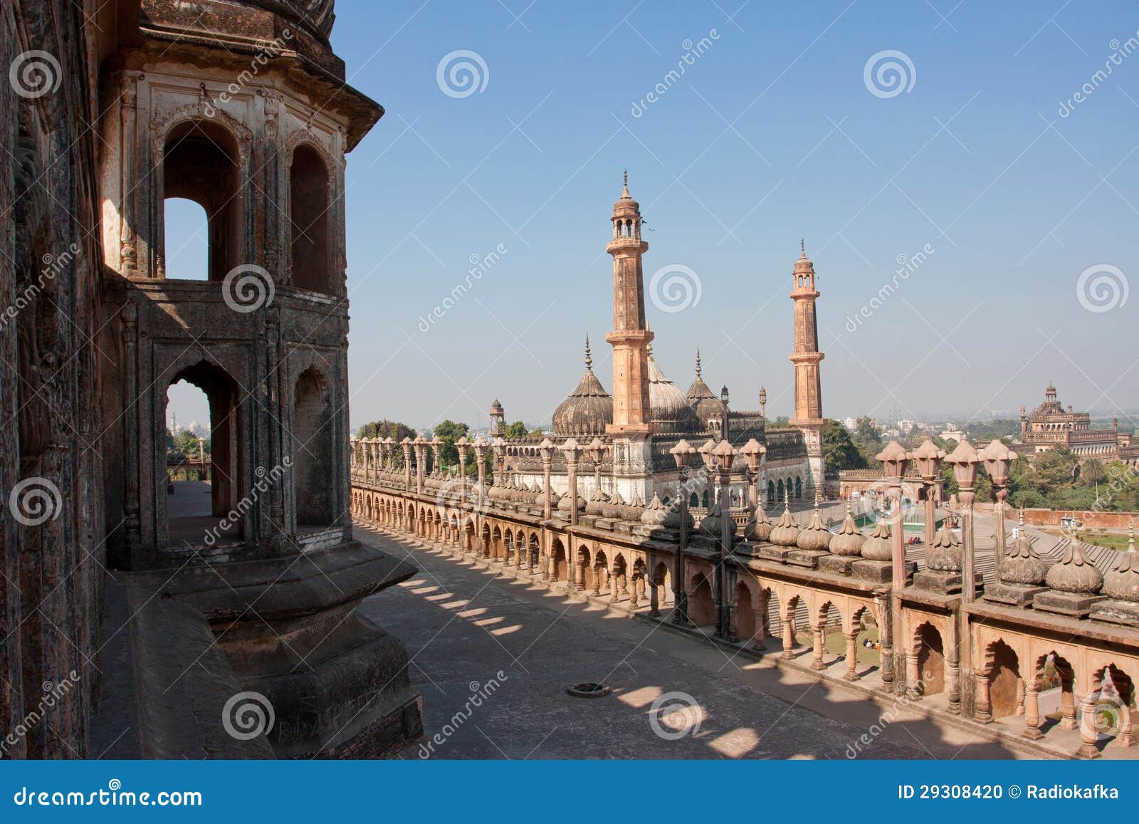 Bara Imambara Complex in Lucknow, India Stock Photo - Image of ...