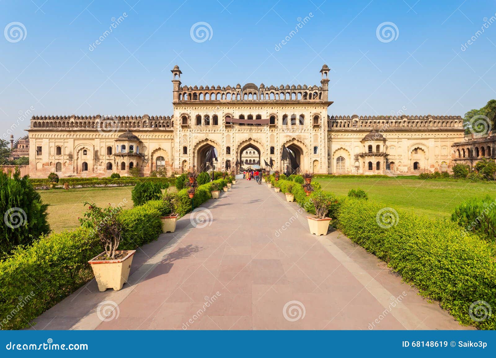 Bara Imambara, Lucknow stock image. Image of landmark - 68148619