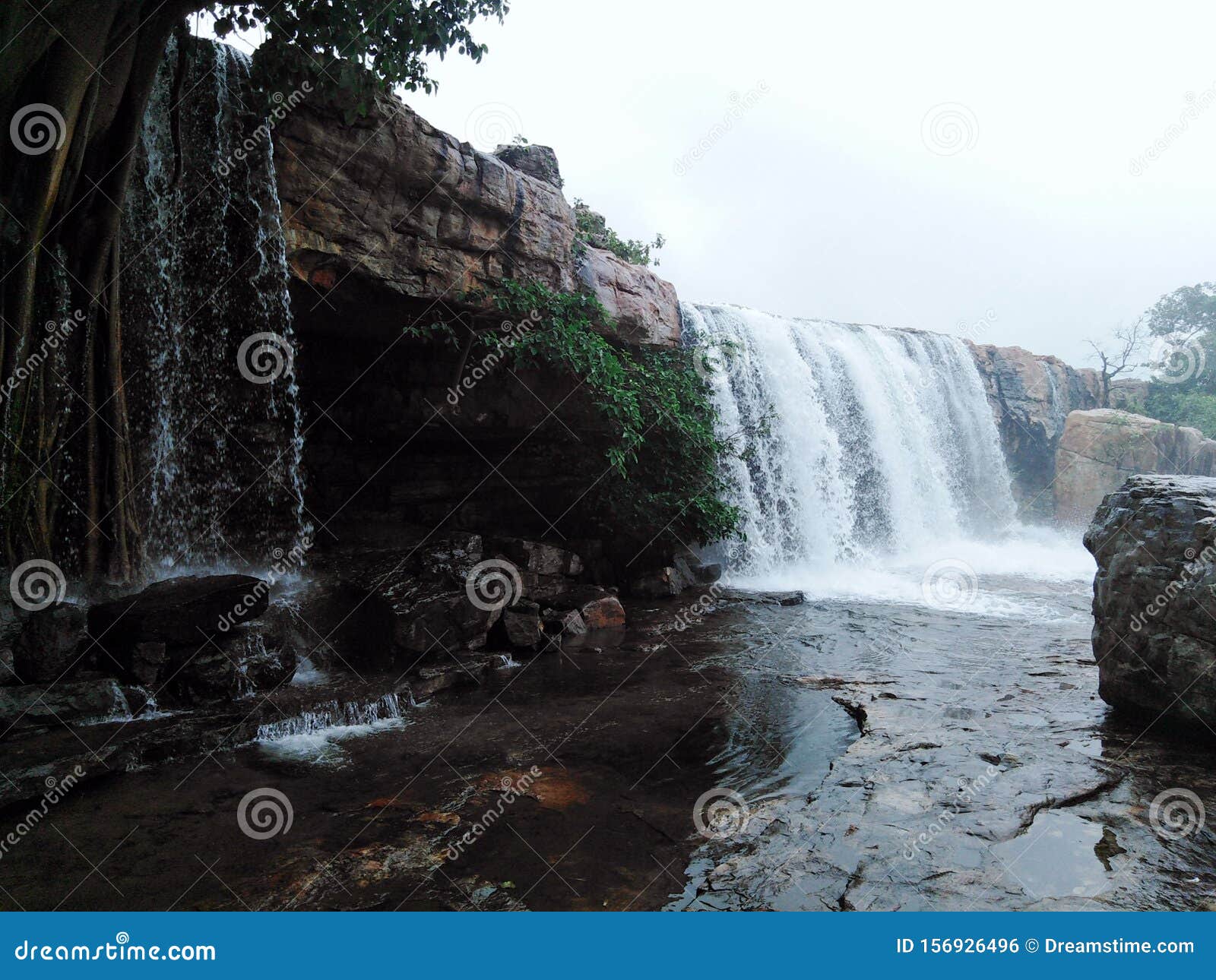 Barabakhara stock photo. Image of barabakhara, waterfall - 156926496