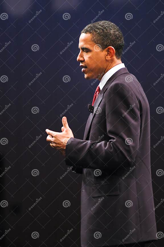 Barack Obama editorial stock image. Image of guiding, candidates - 9284194