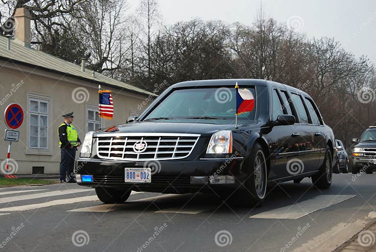 Barack Obama car editorial stock image. Image of europe - 10470419