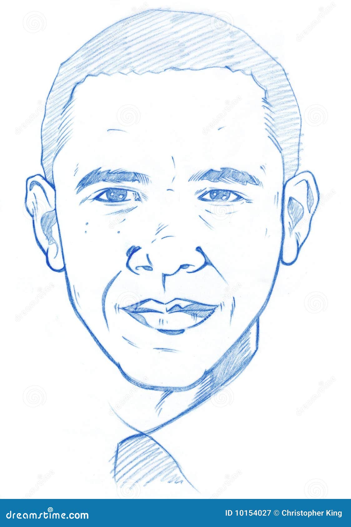 Easy Obama Drawing