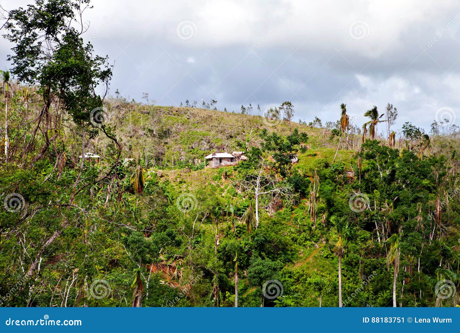 Baracoa, Cuba: Natural Landscape Stock Image - Image of park, retro ...