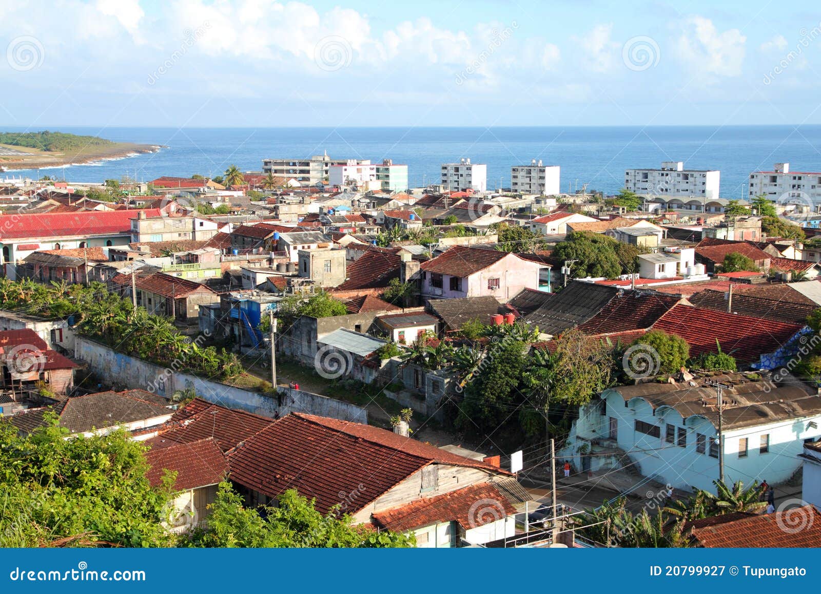 Baracoa, Kuba stockbild. Bild von wasser, tropisch, stadtbild - 20799927