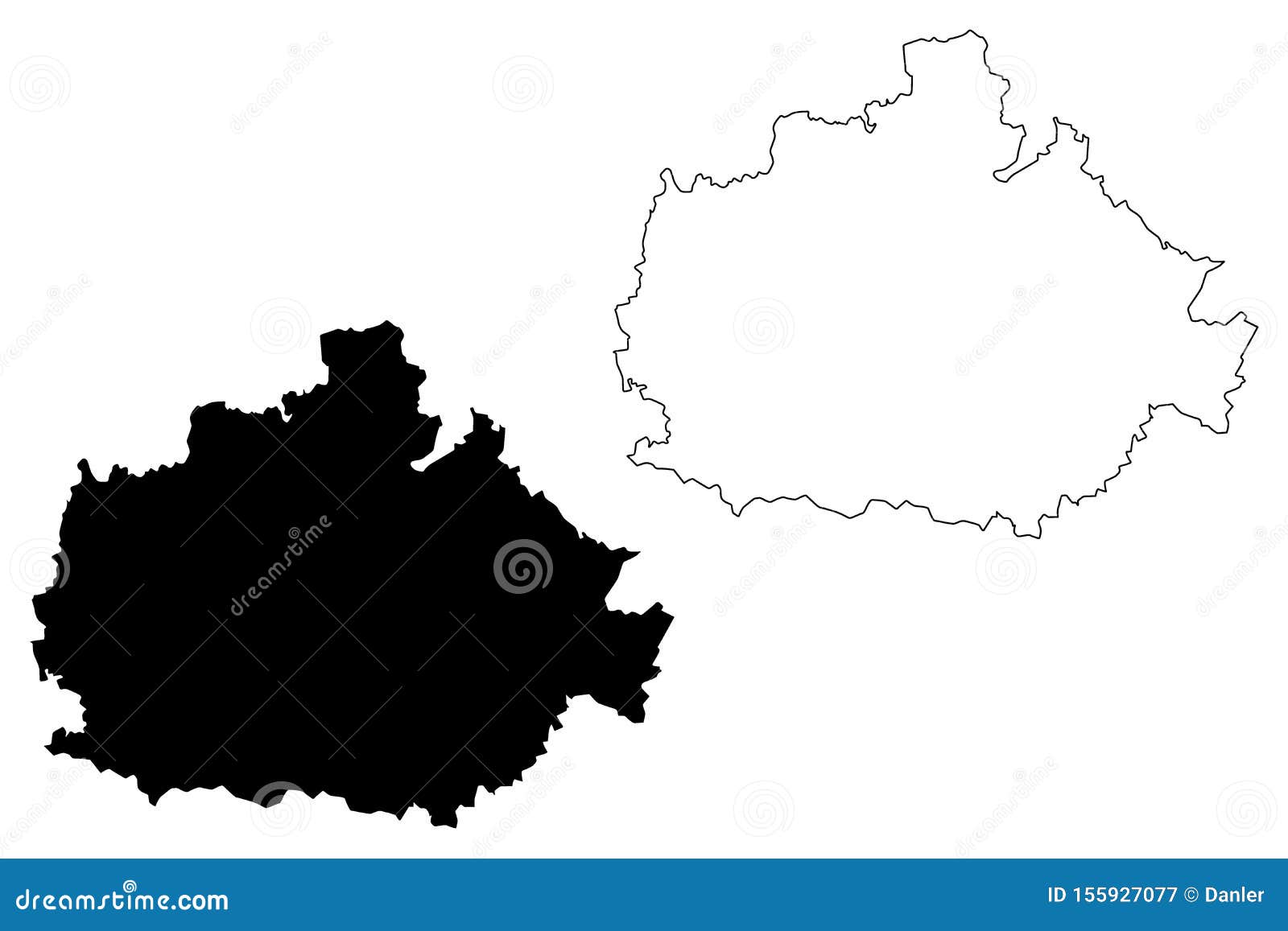 Baranya County Hungary, Hungarian Counties Map Vector Illustration ...