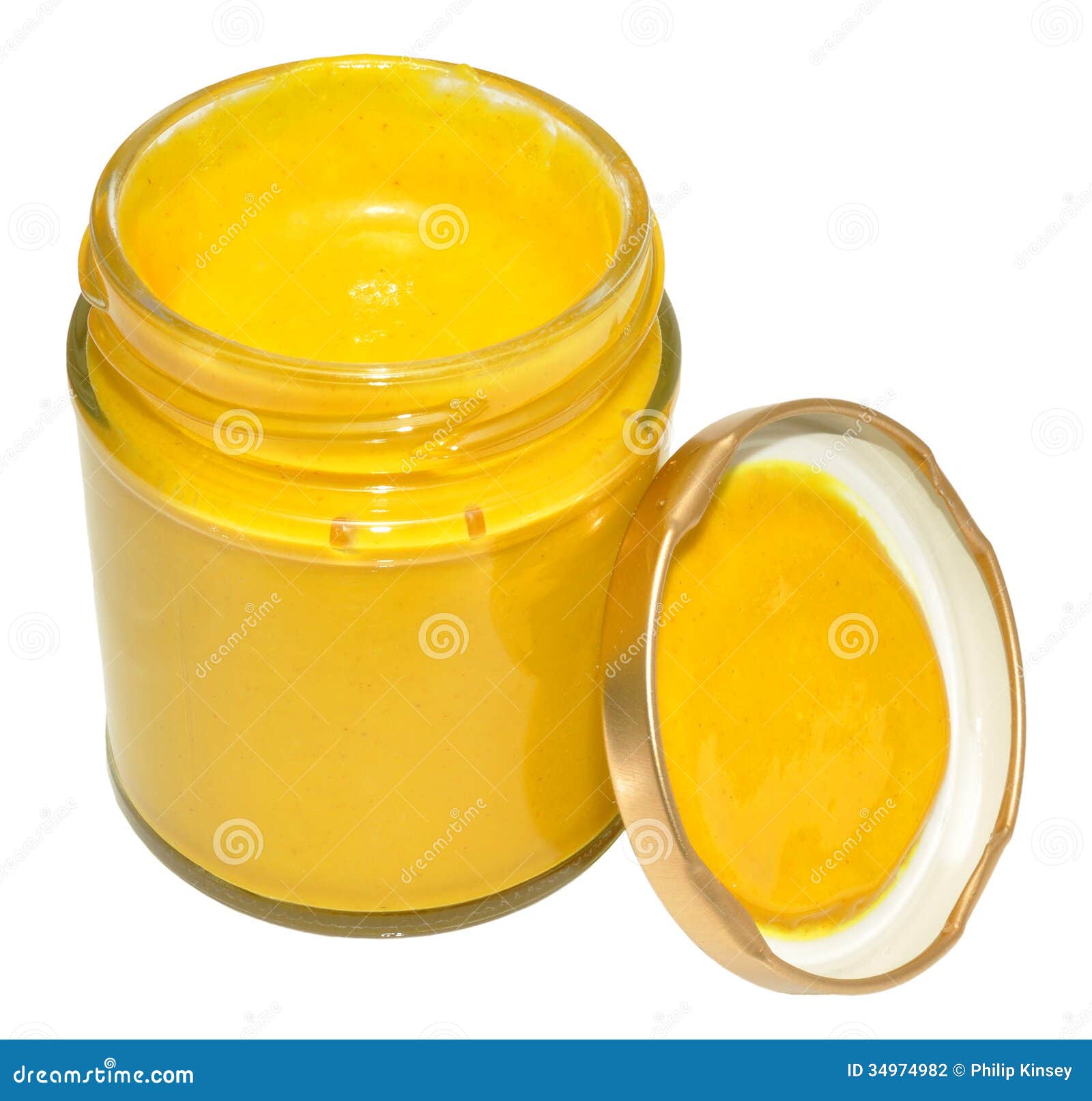 Barattolo Di Senape Inglese Fotografia Stock - Immagine di senape ...