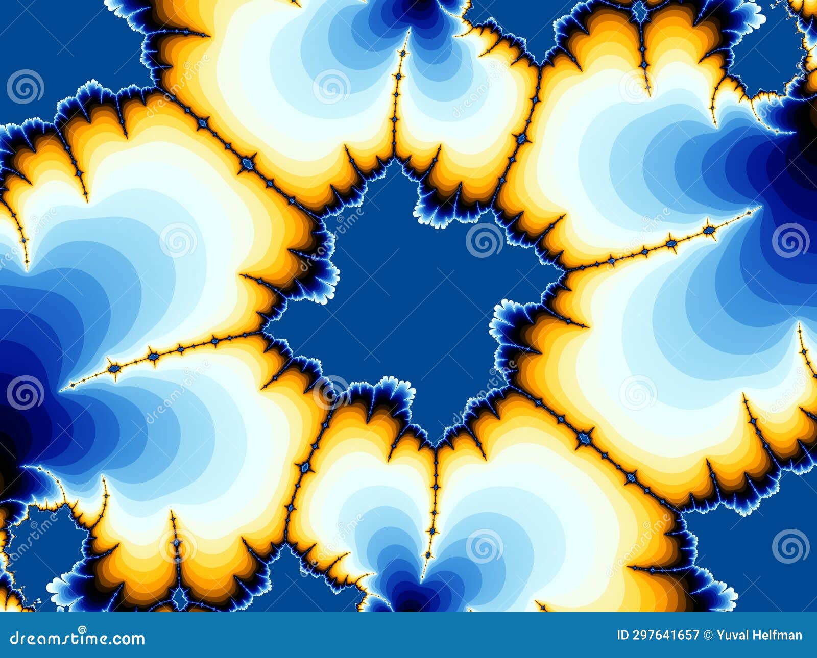 Barb Wire Abstract Math Fractal Stock Illustration - Illustration of ...