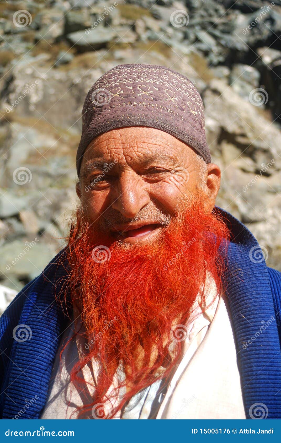 Barba Roja, Sonamarg, Cachemira, La India Foto editorial - Imagen de ...