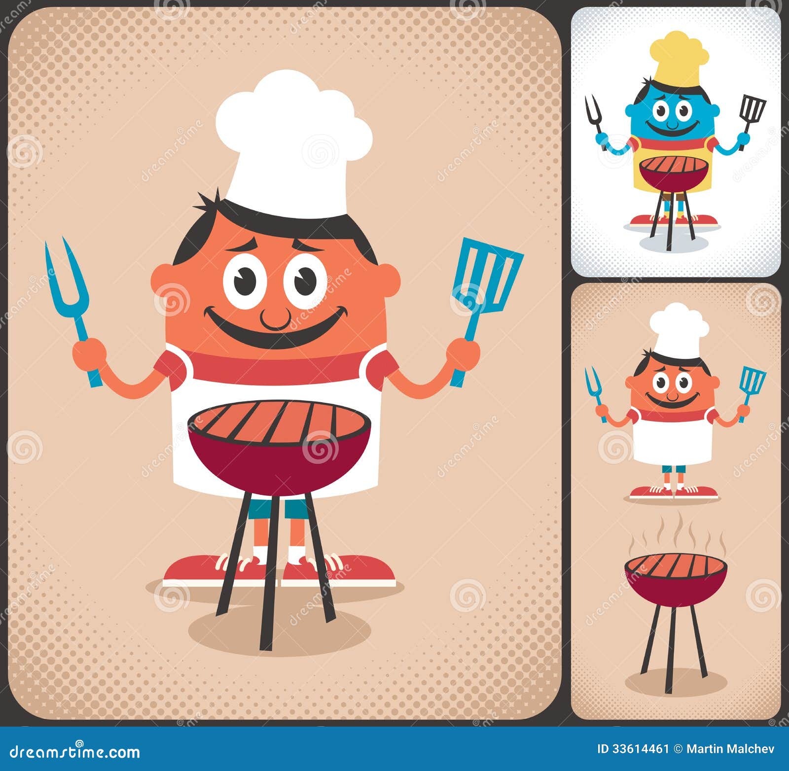 Barbacoa ilustración del vector. Ilustración de arte - 33614461