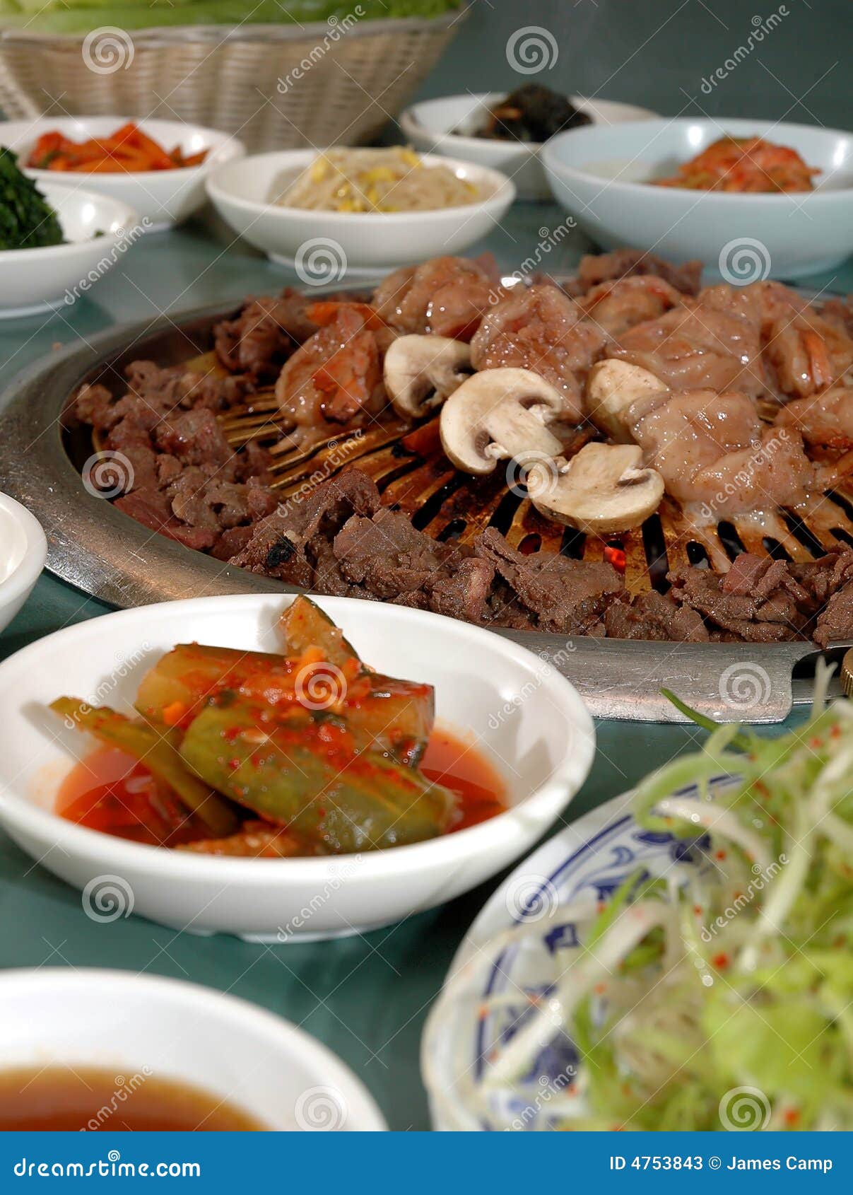 Barbacoa coreana 5 imagen de archivo. Imagen de chan, cocina - 4753843