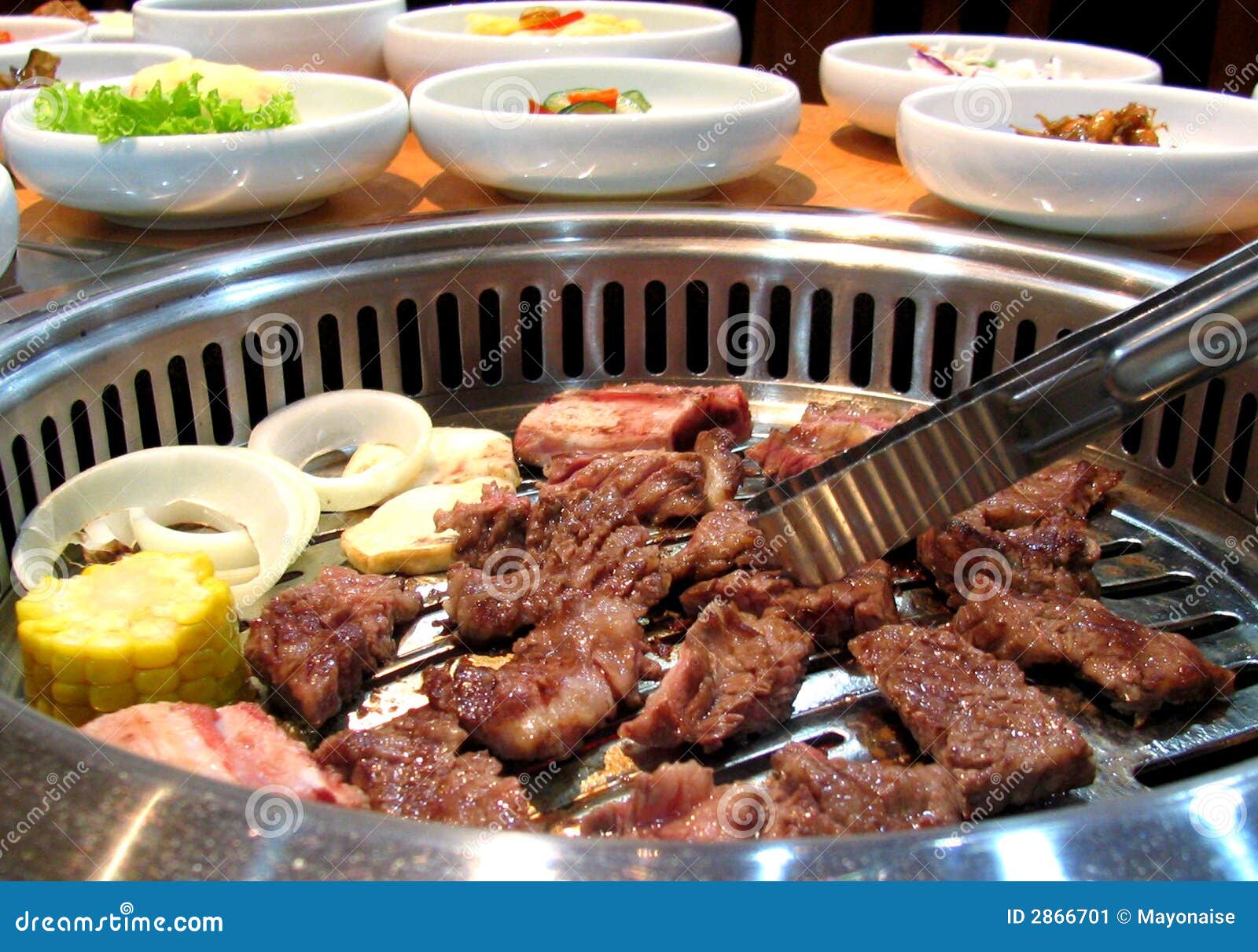 Barbacoa coreana deliciosa imagen de archivo. Imagen de nuevo - 2866701