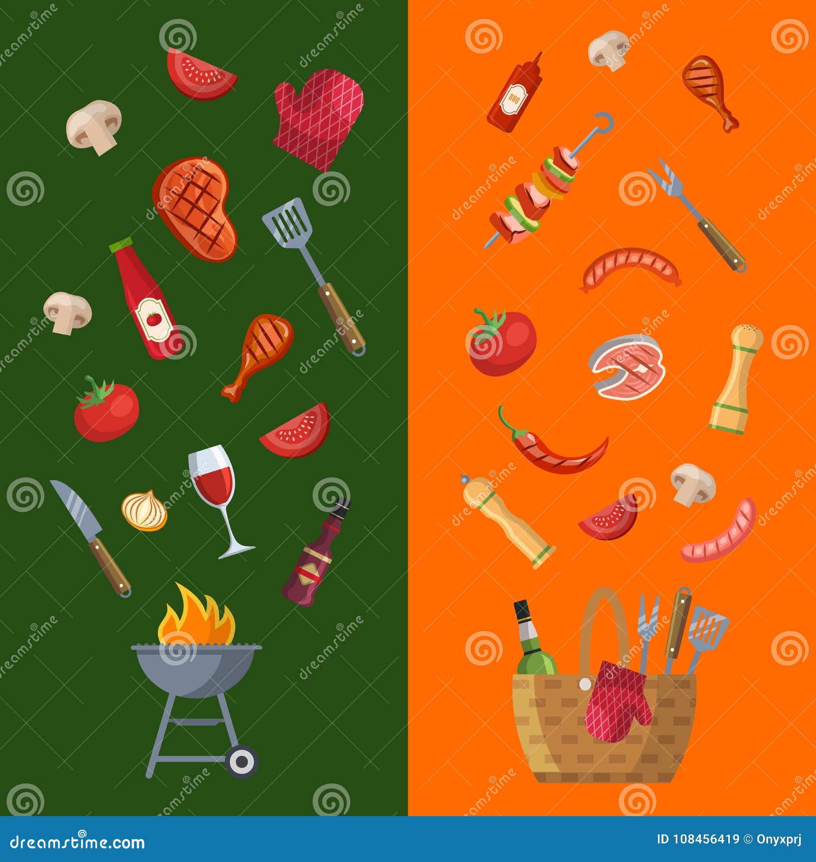 Barbacoa, Parrilla, O Asador Del Vector Ilustración del Vector ...