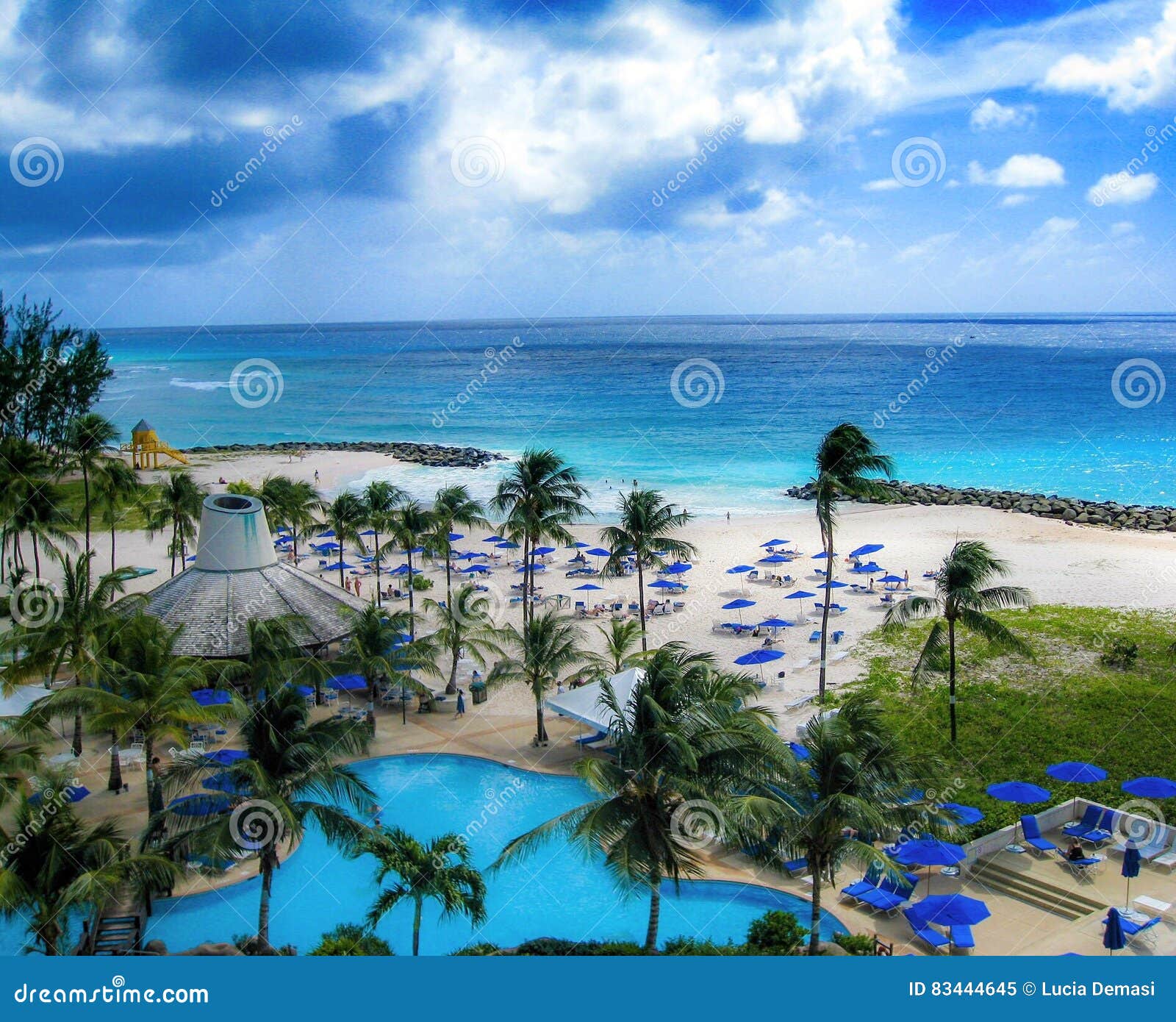 The Barbados Hilton stock image. Image of pool, barbados - 83444645