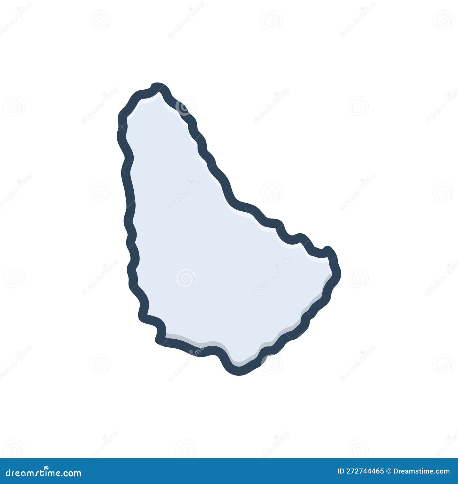 Map Of Barbados On Political World Map With Magnifying Glass Vector ...