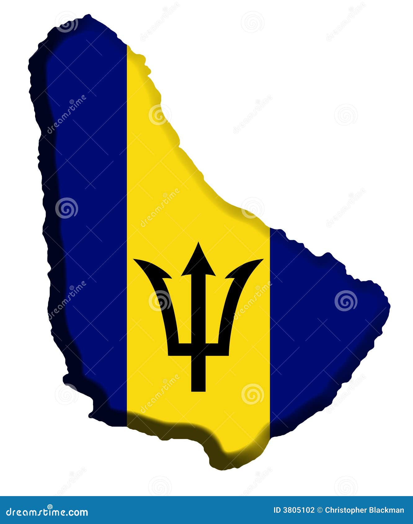 Barbados Map stock illustration. Illustration of caribbean - 3805102