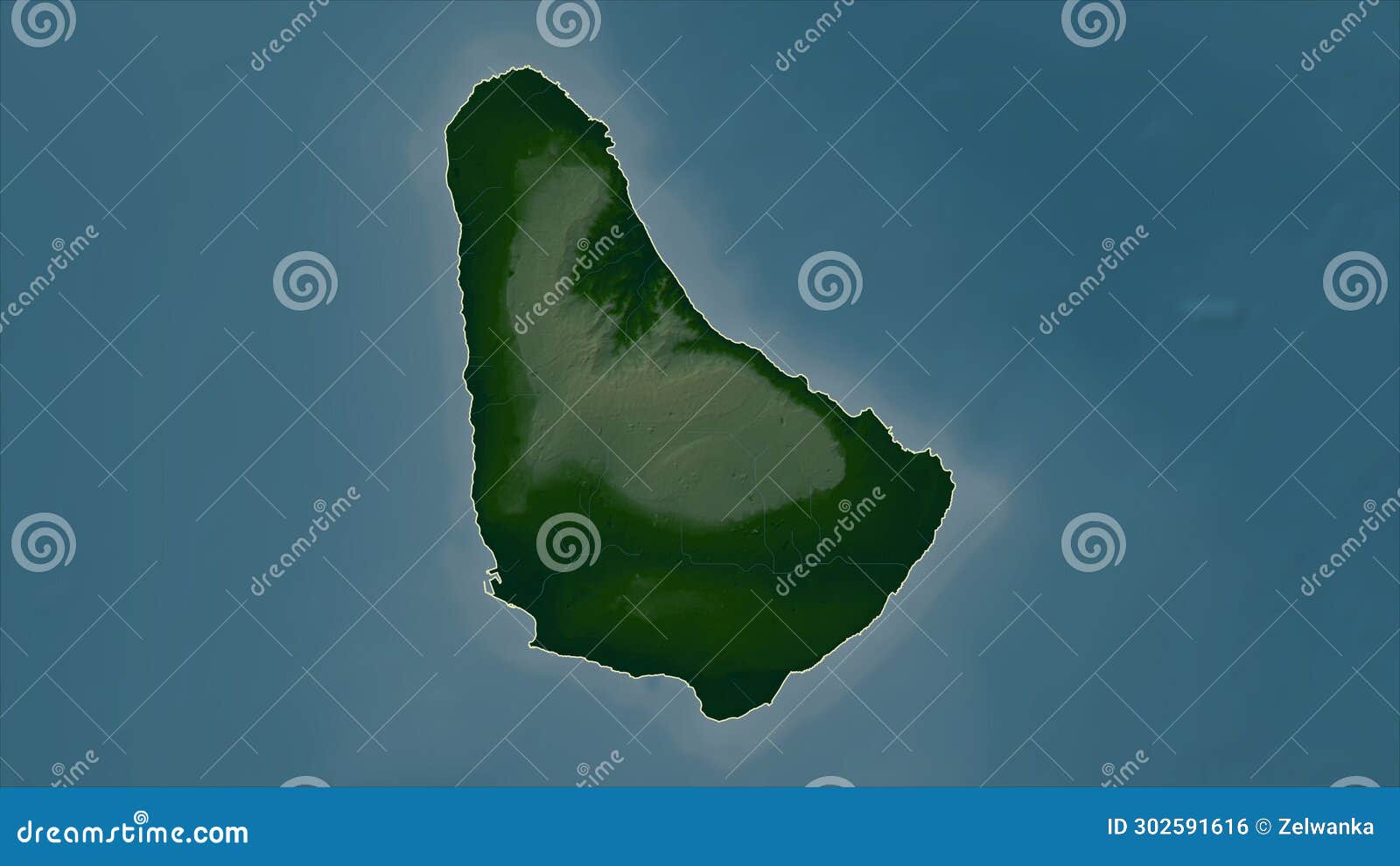 Barbados Outlined. Physical Stock Illustration - Illustration of zoom, territory: 302591616