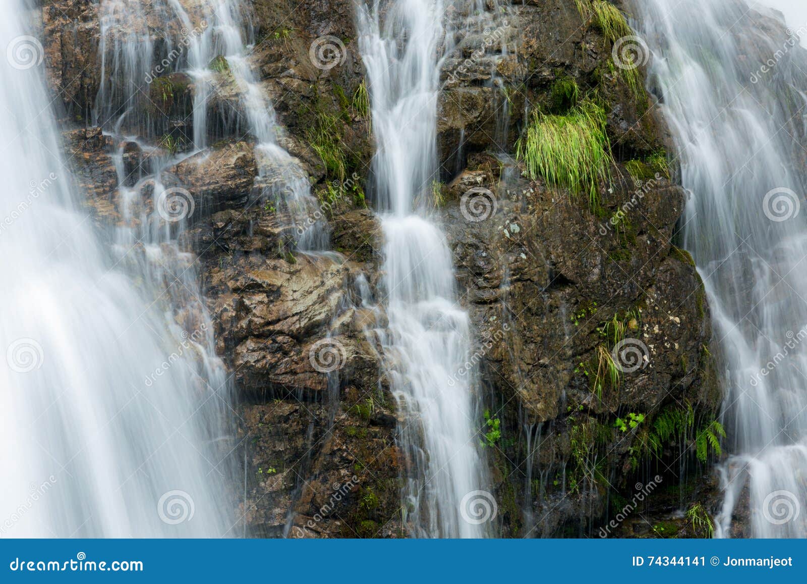 Barbara Falls in Alaska stock image. Image of creek, travel - 74344141