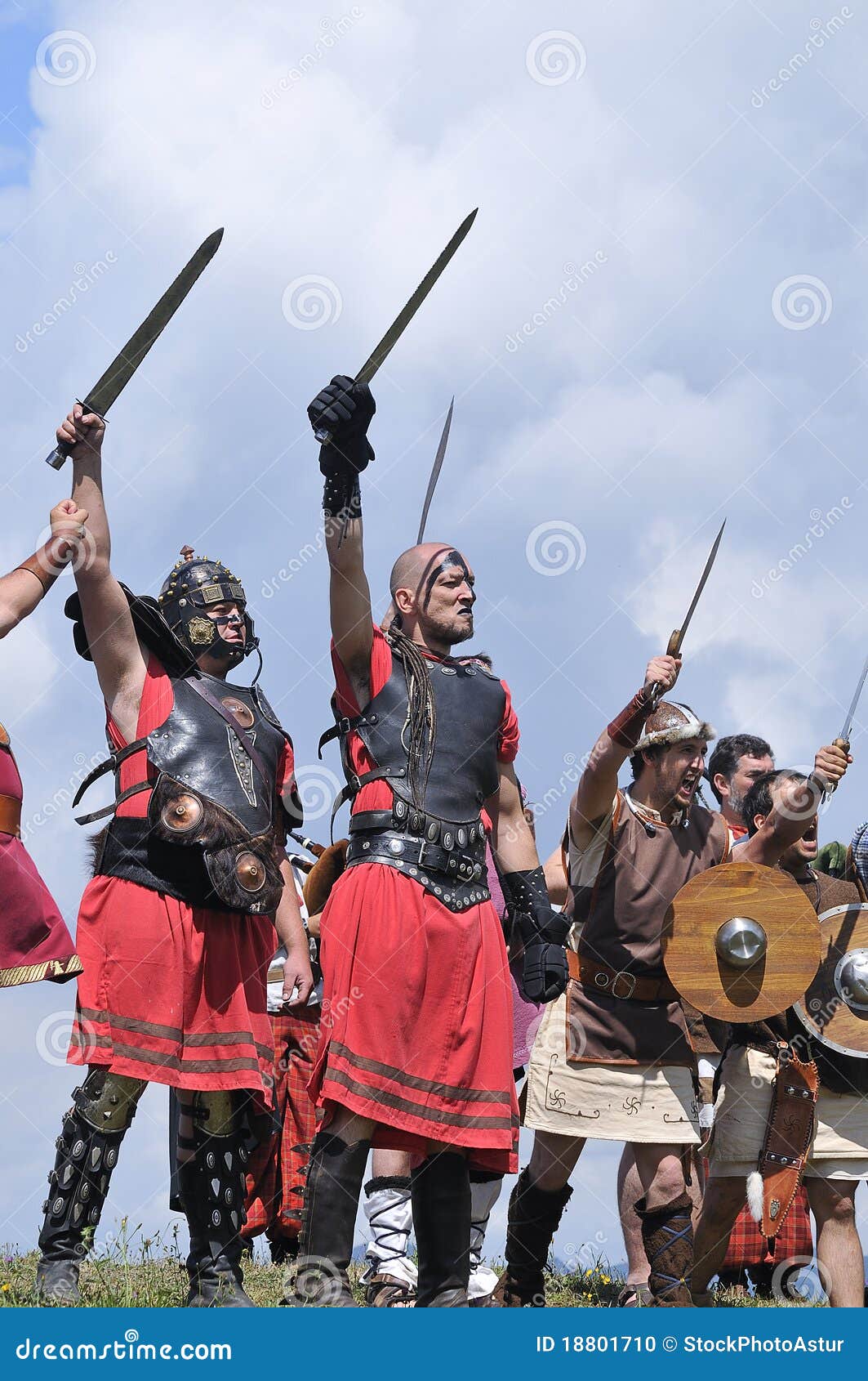 Barbarians. editorial image. Image of barbaric, asturias - 18801710