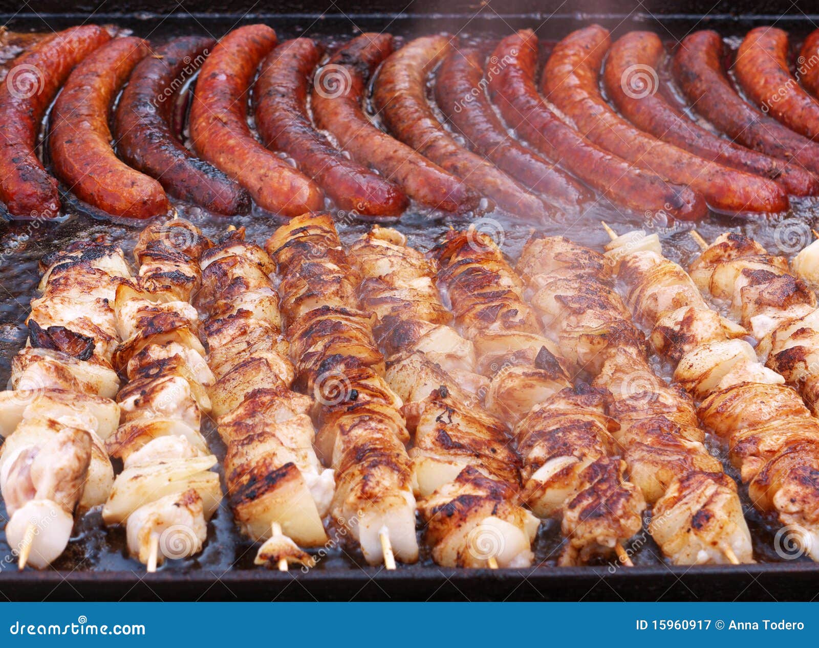 Barbecue stock image. Image of food, barbecue, sausage - 15960917