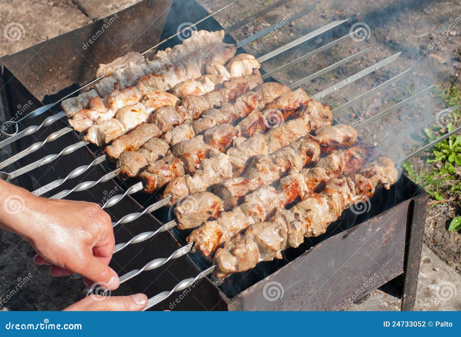 Barbecue stock photo. Image of barbeque, cooked, cooking - 24733052