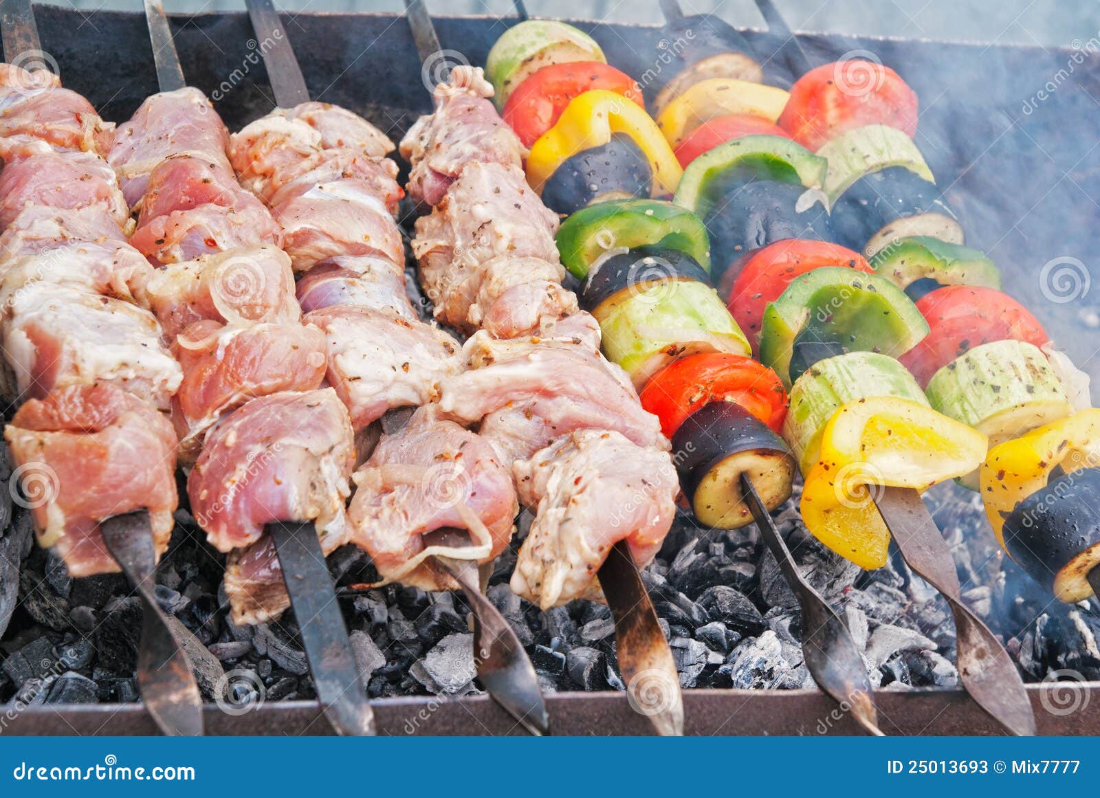 Barbecue stock image. Image of healthy, meat, natural - 25013693