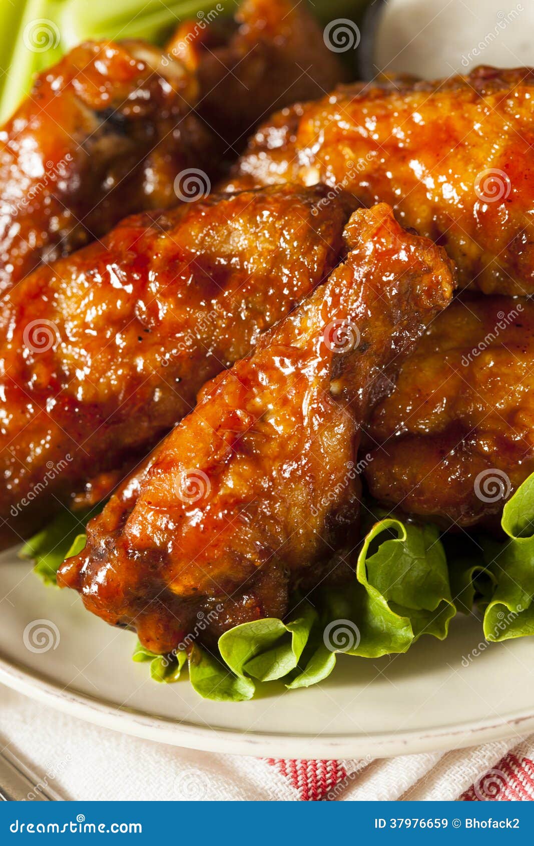 Barbecue Buffalo Chicken Wings Stock Image - Image of barbecue ...