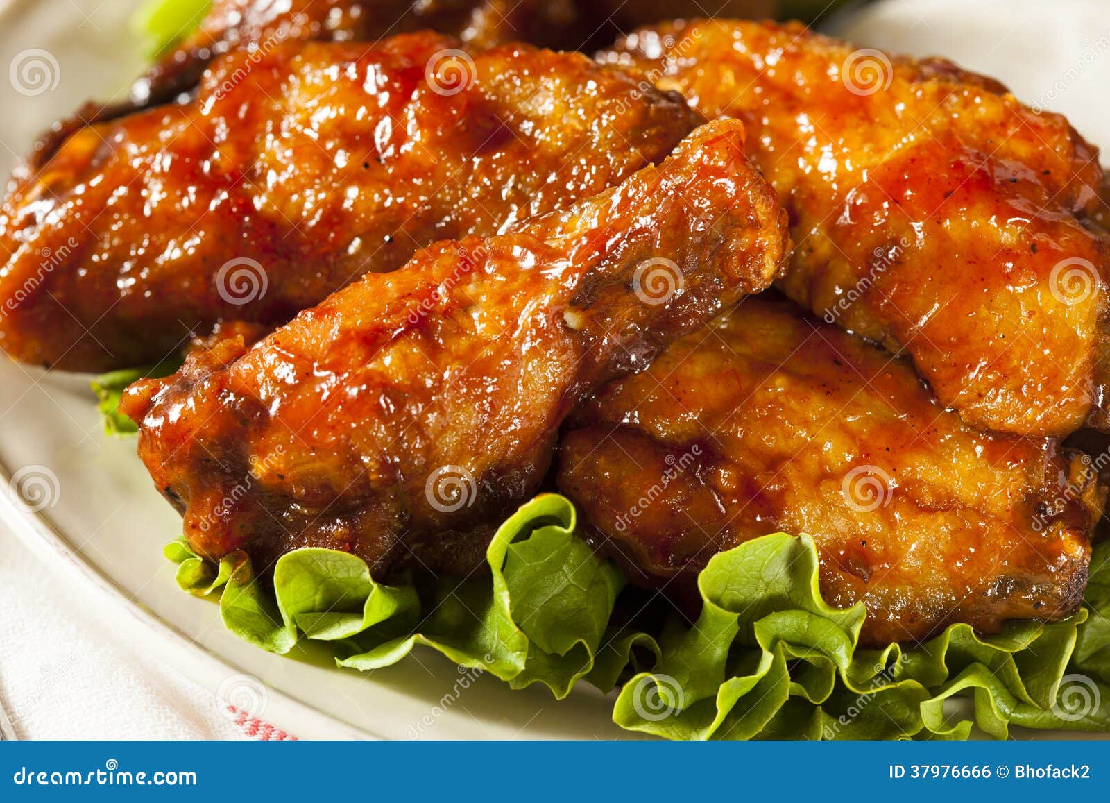 Barbecue Buffalo Chicken Wings Stock Photo - Image of barbecue, fried ...