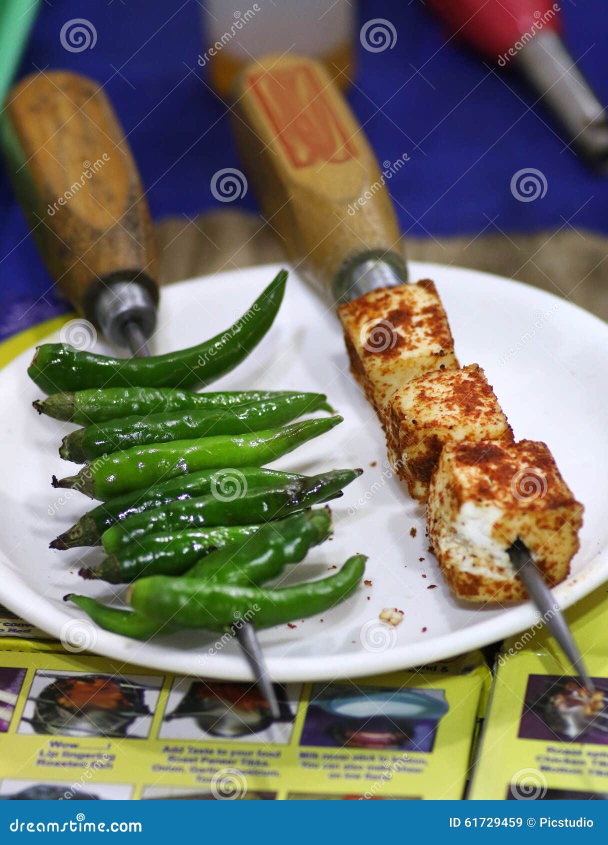 Barbecue Cheese and Chillies Stock Image - Image of ingredients, plate ...