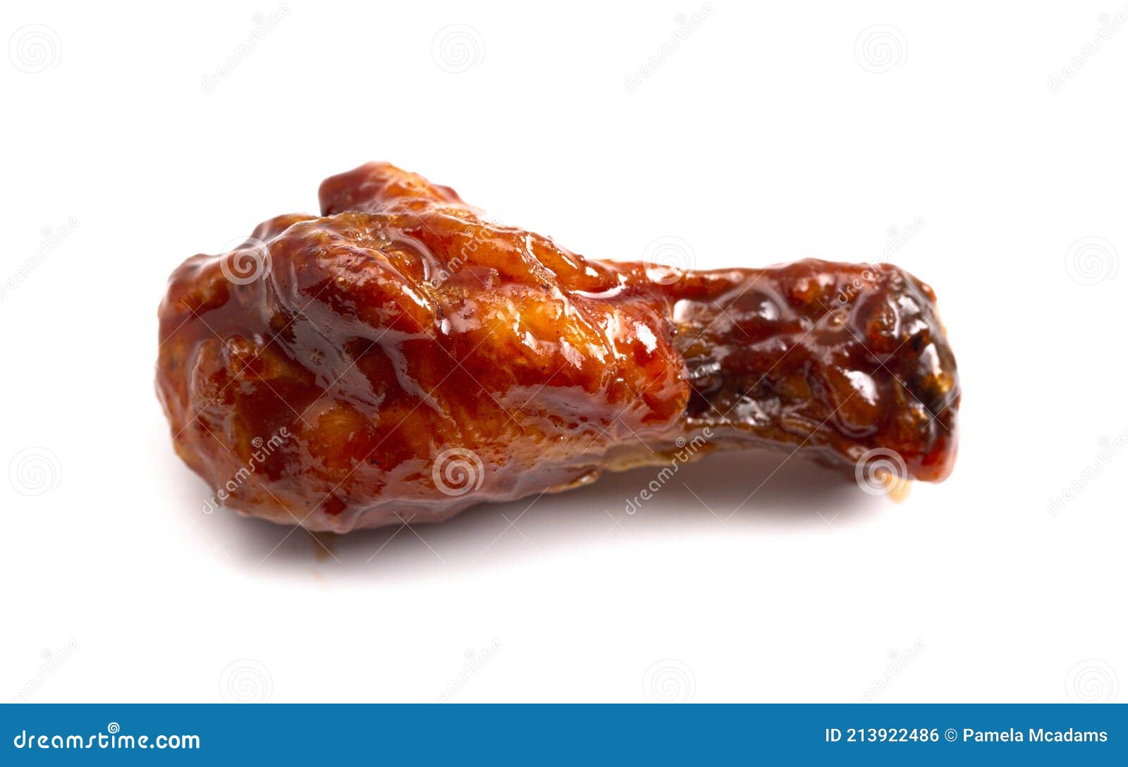 Barbecue Chicken Wings with Bone in Stock Photo - Image of mini ...