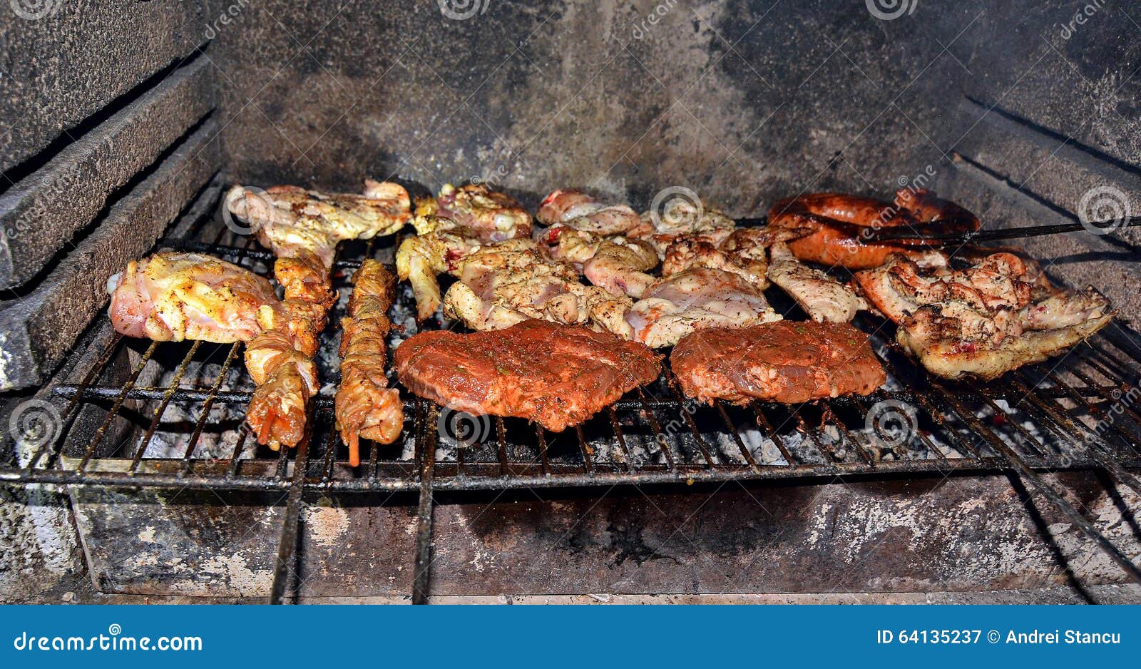 Barbecue stock image. Image of broiler, roast, charcoal - 64135237