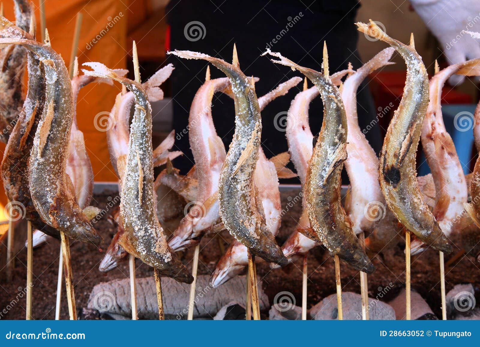Barbecue fish stock photo. Image of market, salty, fish - 28663052