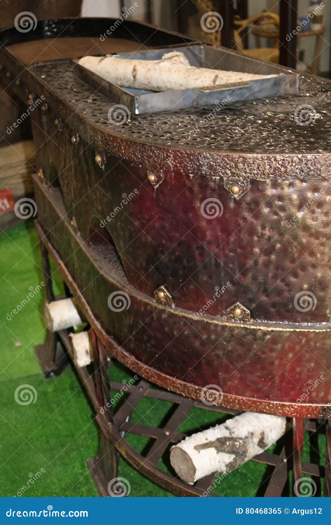Barbecue forged steel stock image. Image of forging, grill - 80468365