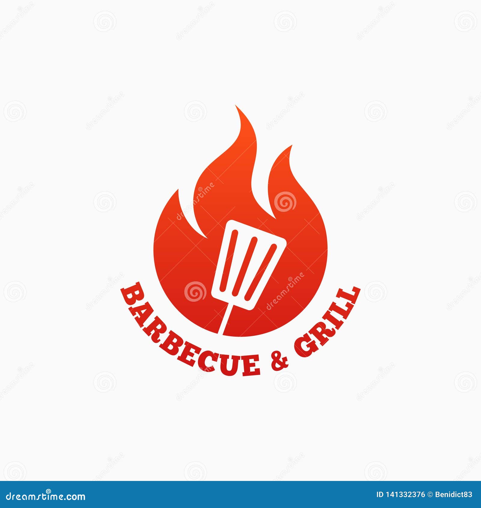 Grill Bar Logo. Vintage Barbecue Restaurant Logo Design. Vector ...