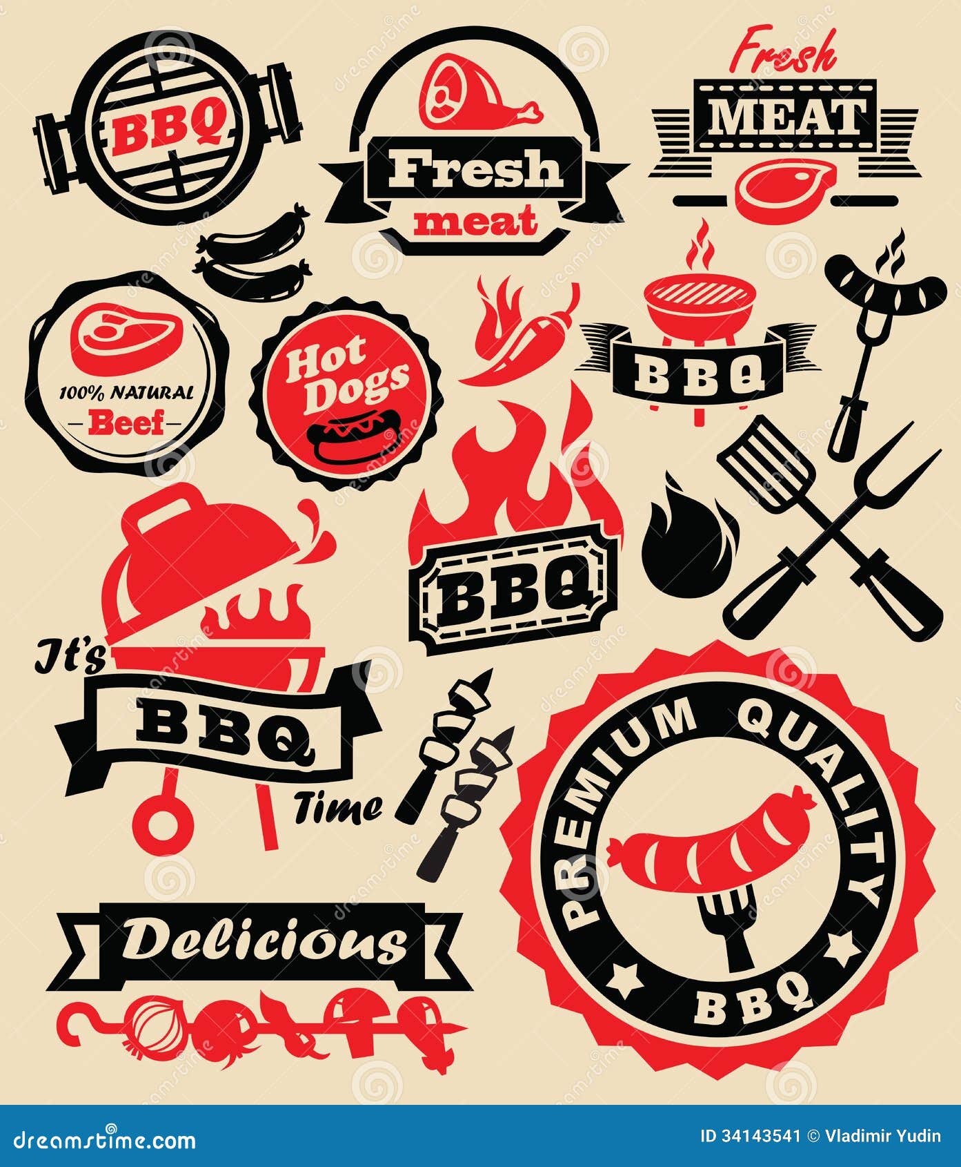 Chicken braai clipart