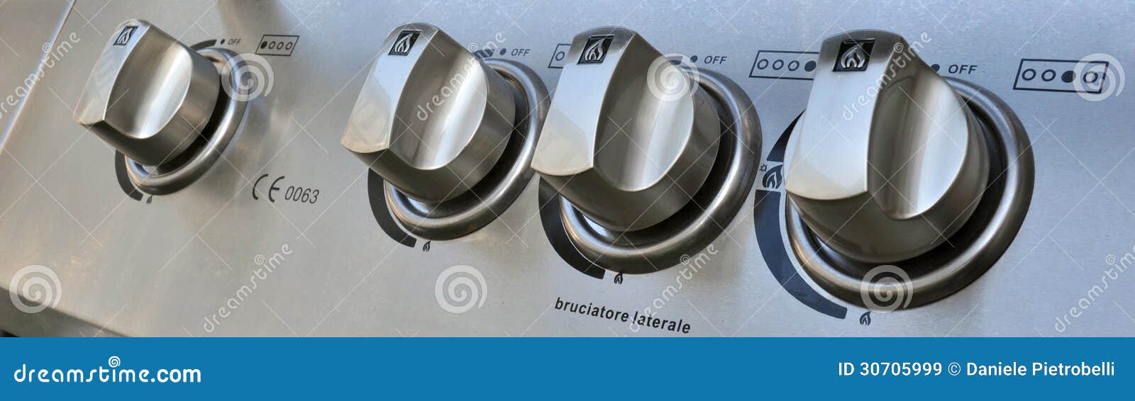 Barbecue knobs stock image. Image of knob, cooking, steel - 30705999