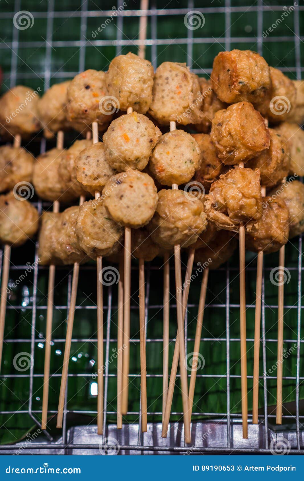 Barbecue meat in batter stock image. Image of dinner - 89190653