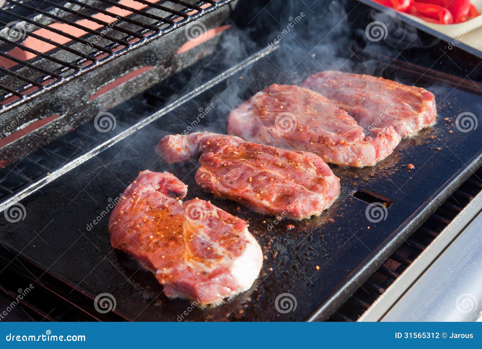 Barbecue stock photo. Image of greasy, chop, broil, calf - 31565312