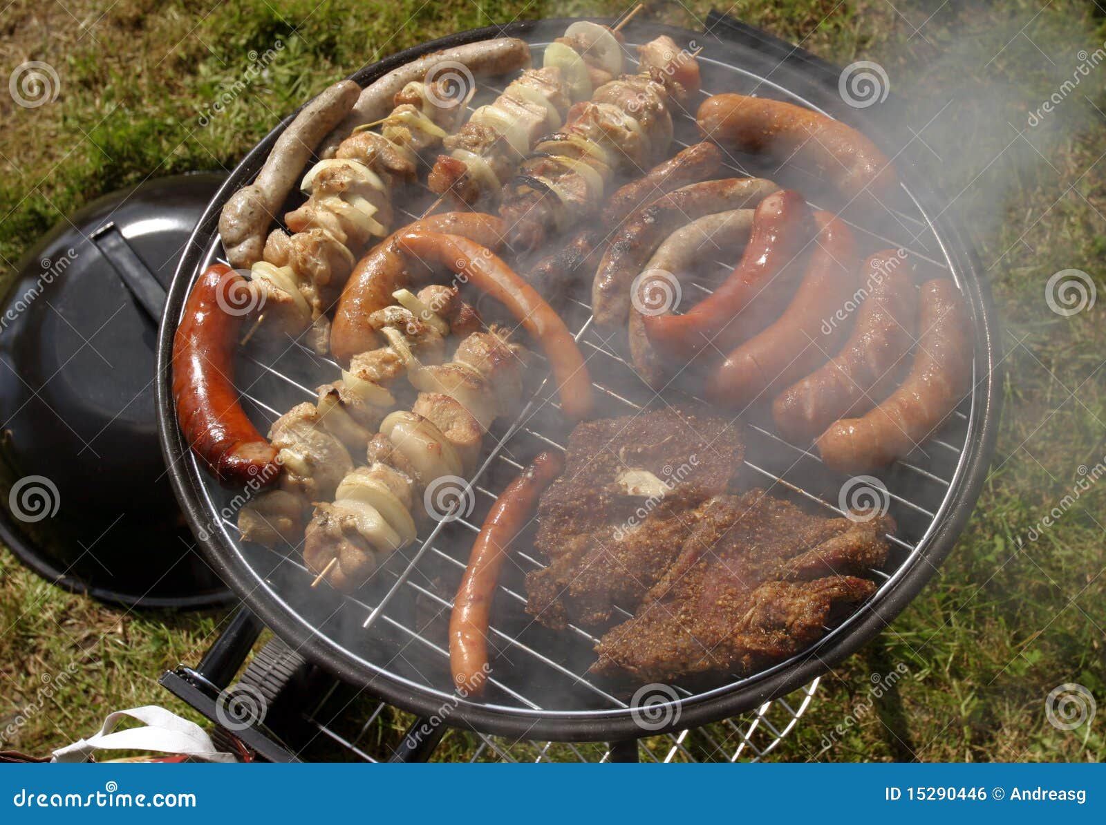Barbecue meat variety stock photo. Image of meat, sausage - 15290446