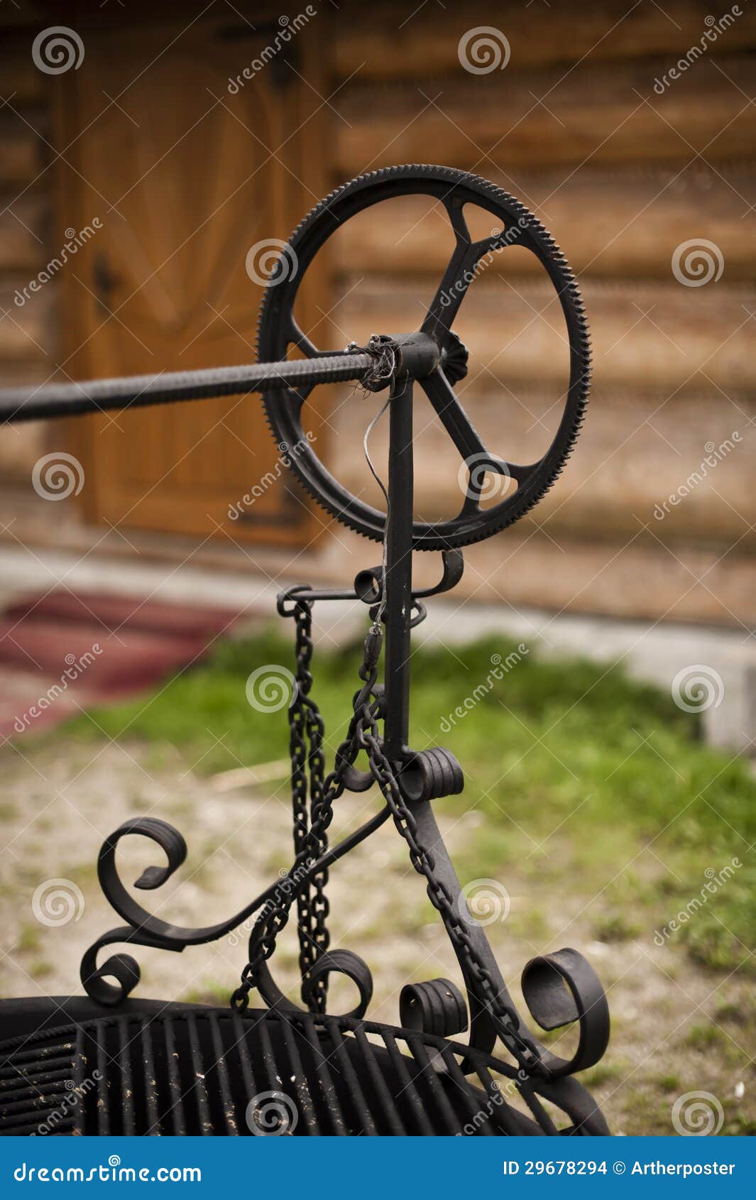 Barbecue mechanism stock photo. Image of highlander, agriculture - 29678294