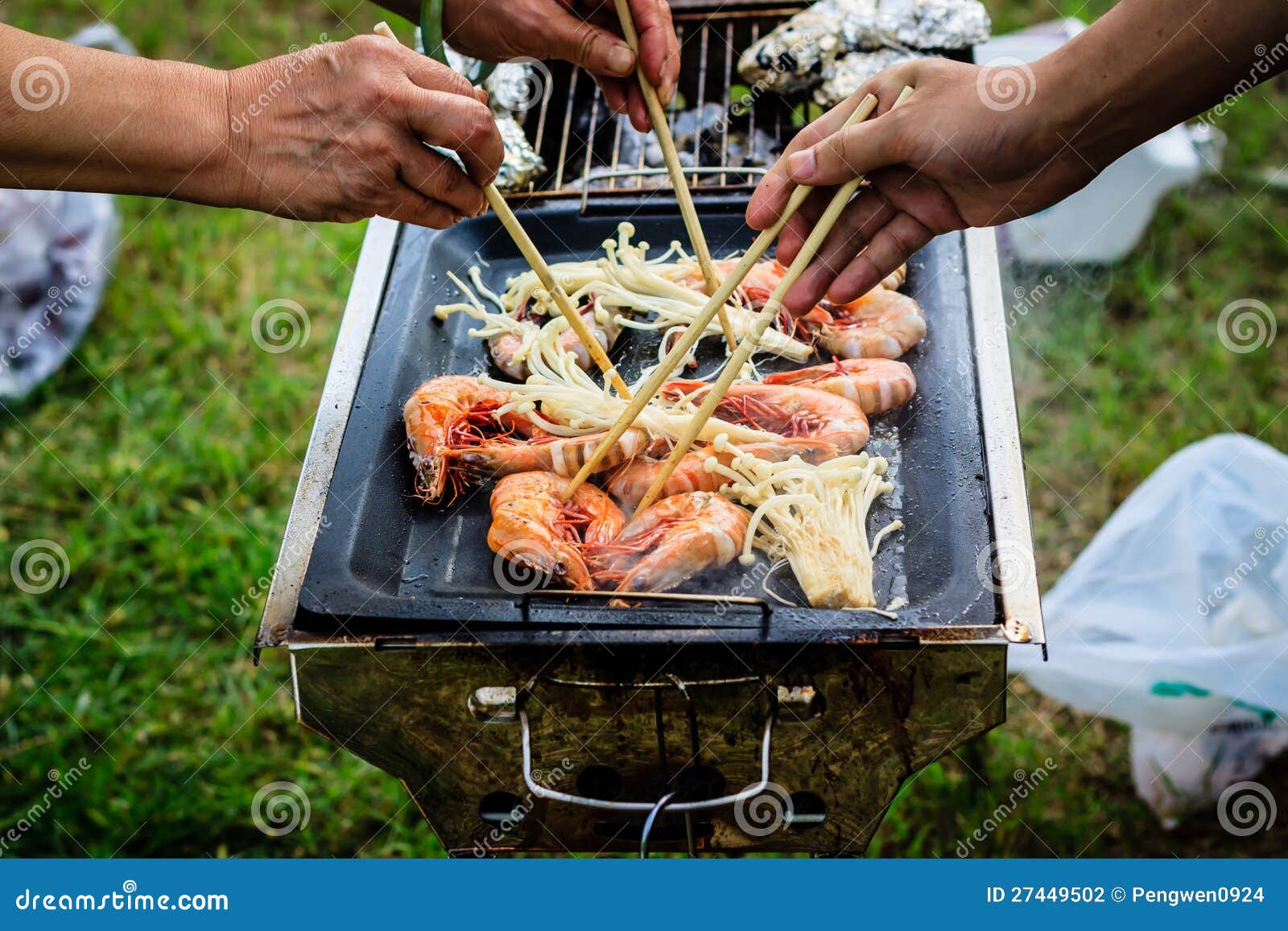 Barbecue outside stock photo. Image of filet, charbroiled - 27449502