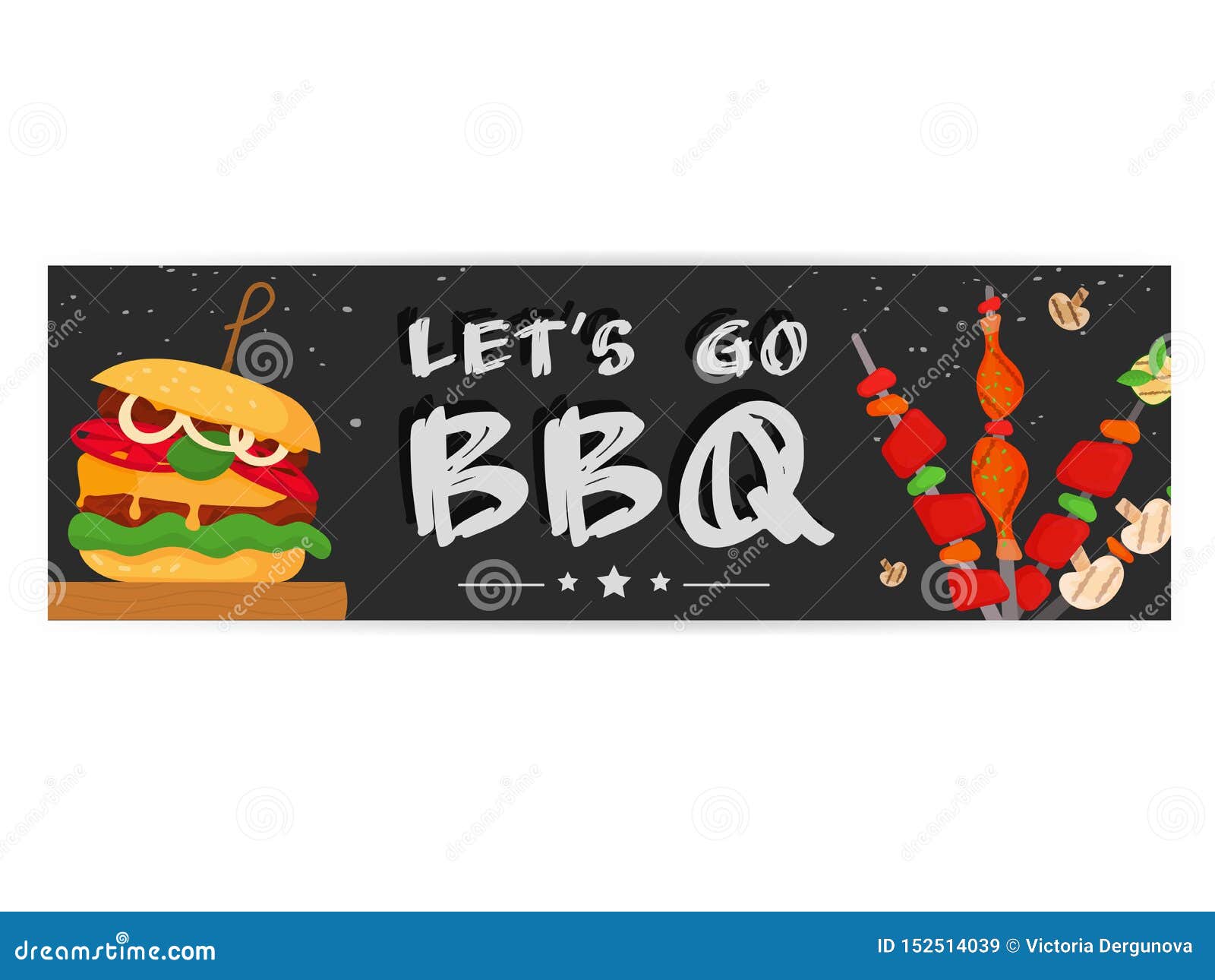 Barbecue Party, Menu, Invitation Design. BBQ Stock Vector ... Barbecue Party, Menu, Invitation Design. BBQ Stock Vector ...