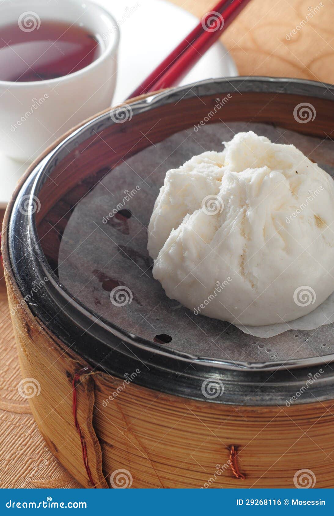 Barbecue pork bun stock photo. Image of chinese, food - 29268116