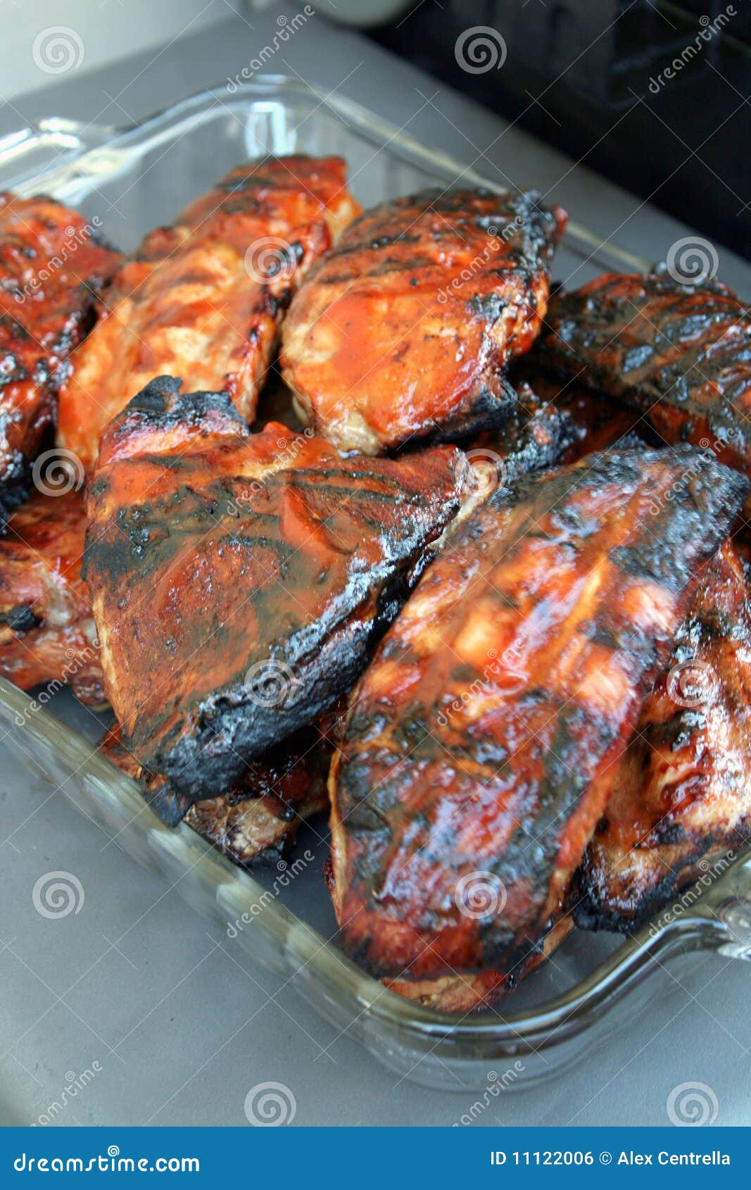 Barbecue Ribs for the Family Meals Stock Photo - Image of diet ...
