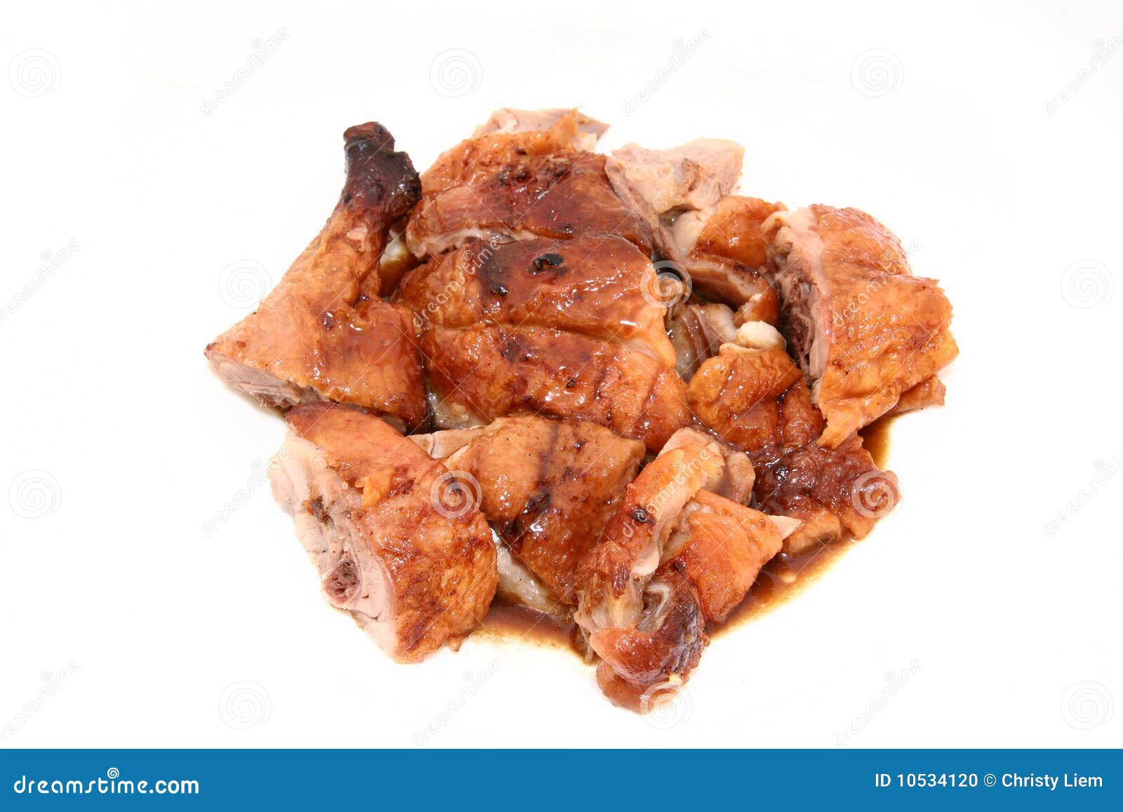 Barbecue Roast Duck with Sauce Stock Photo - Image of grill, duck: 10534120